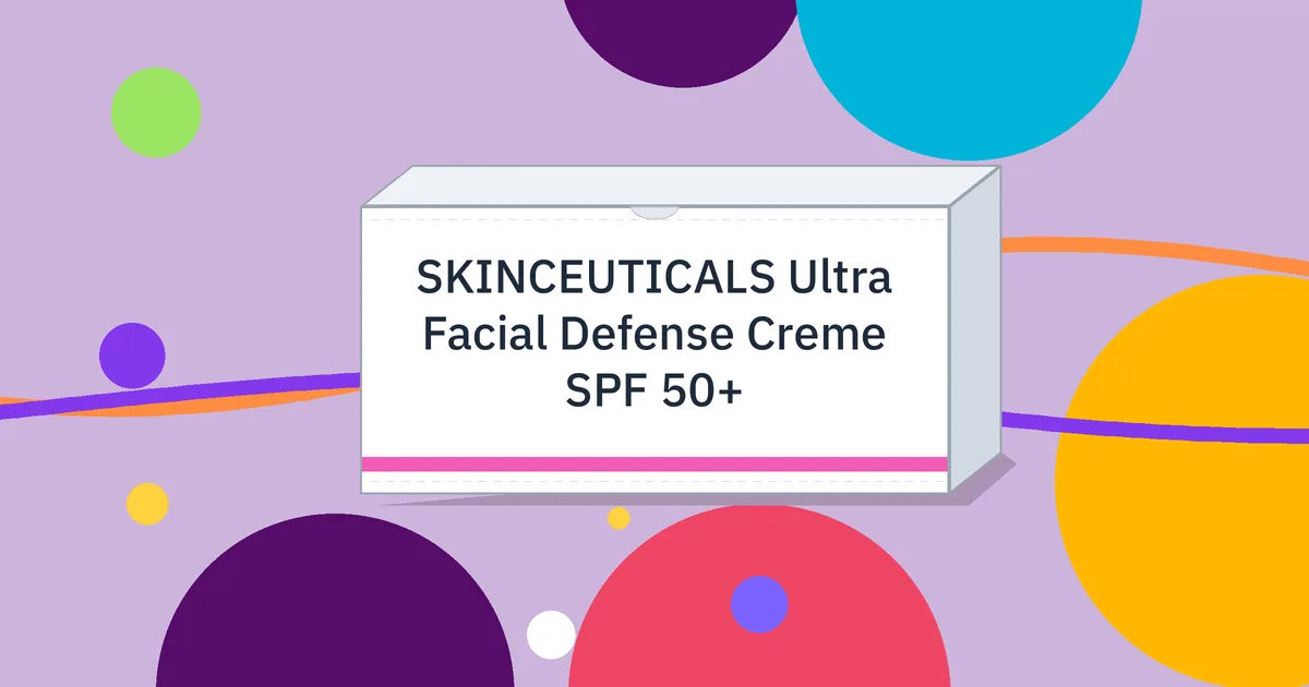 Symbolbild: Packung mit der Aufschrift SKINCEUTICALS Ultra Facial Defense Creme SPF 50+ (PZN 14002592) – Verfügbarkeit und Bezug in Apotheken in Frankfurt am Main