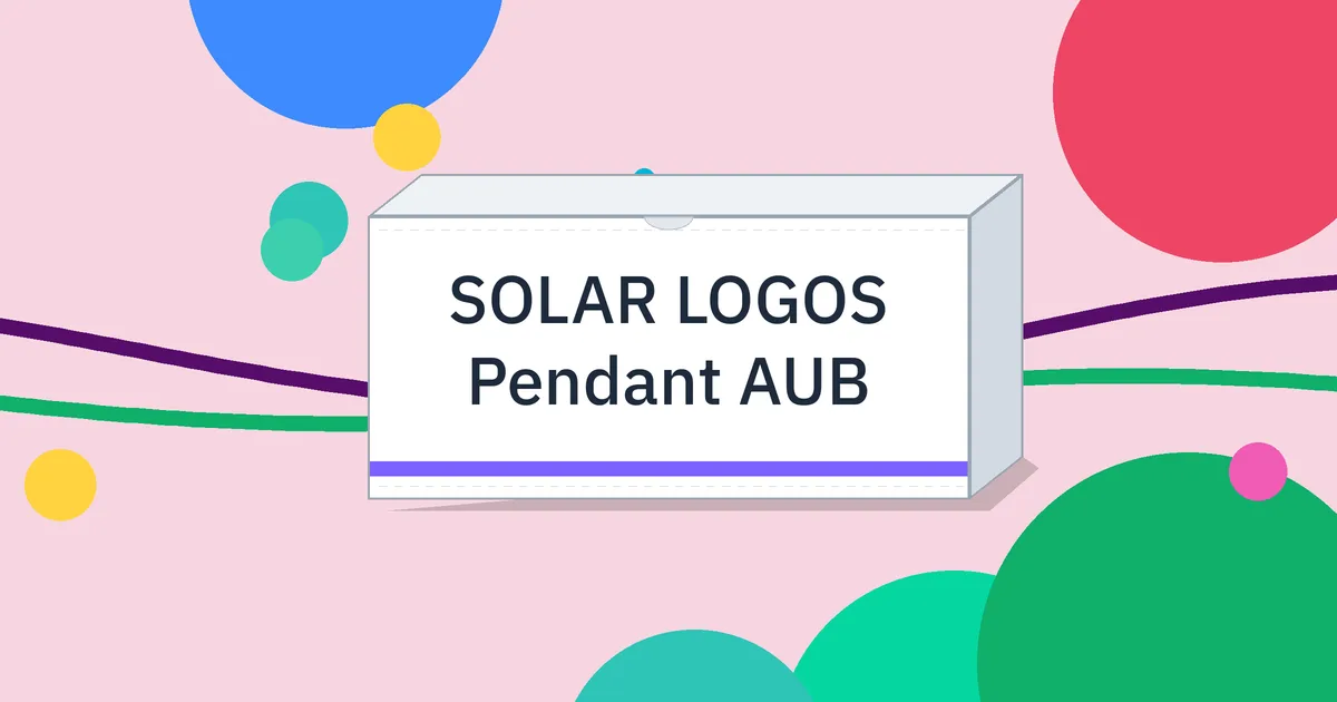 Symbolbild: Packung mit der Aufschrift SOLAR LOGOS Pendant AUB (PZN 19406845) – Verfügbarkeit und Bezug in Apotheken in Frankfurt am Main