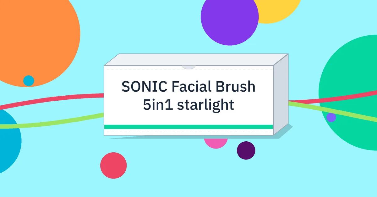 Symbolbild: Packung mit der Aufschrift SONIC Facial Brush 5in1 starlight (PZN 18806028) – Verfügbarkeit und Bezug in Apotheken in Frankfurt am Main