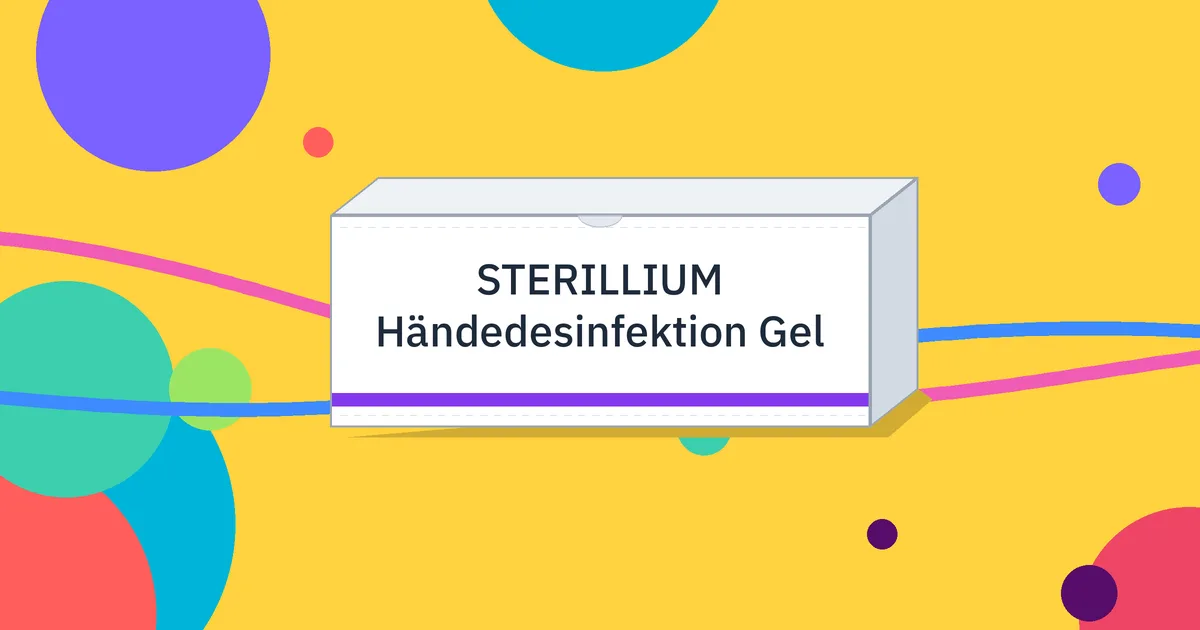 Symbolbild: Packung mit der Aufschrift STERILLIUM Händedesinfektion Gel (PZN 20634333) – Verfügbarkeit und Bezug in Apotheken in Frankfurt am Main