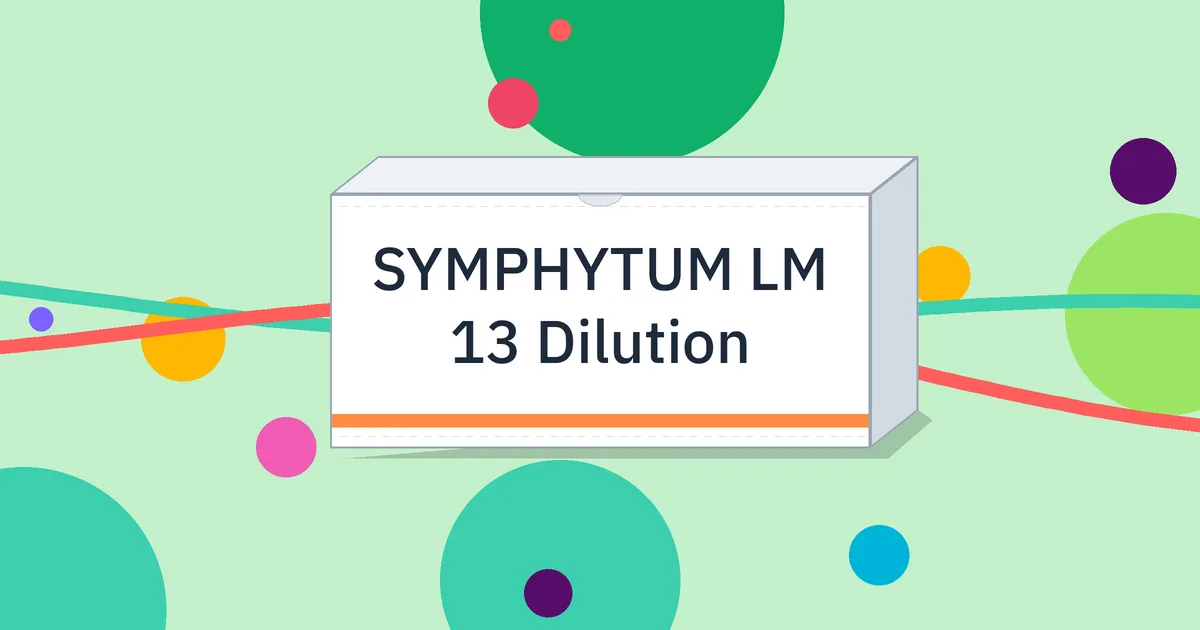 Symbolbild: Packung mit der Aufschrift SYMPHYTUM LM 13 Dilution (PZN 13211709) – Verfügbarkeit und Bezug in Apotheken in Frankfurt am Main