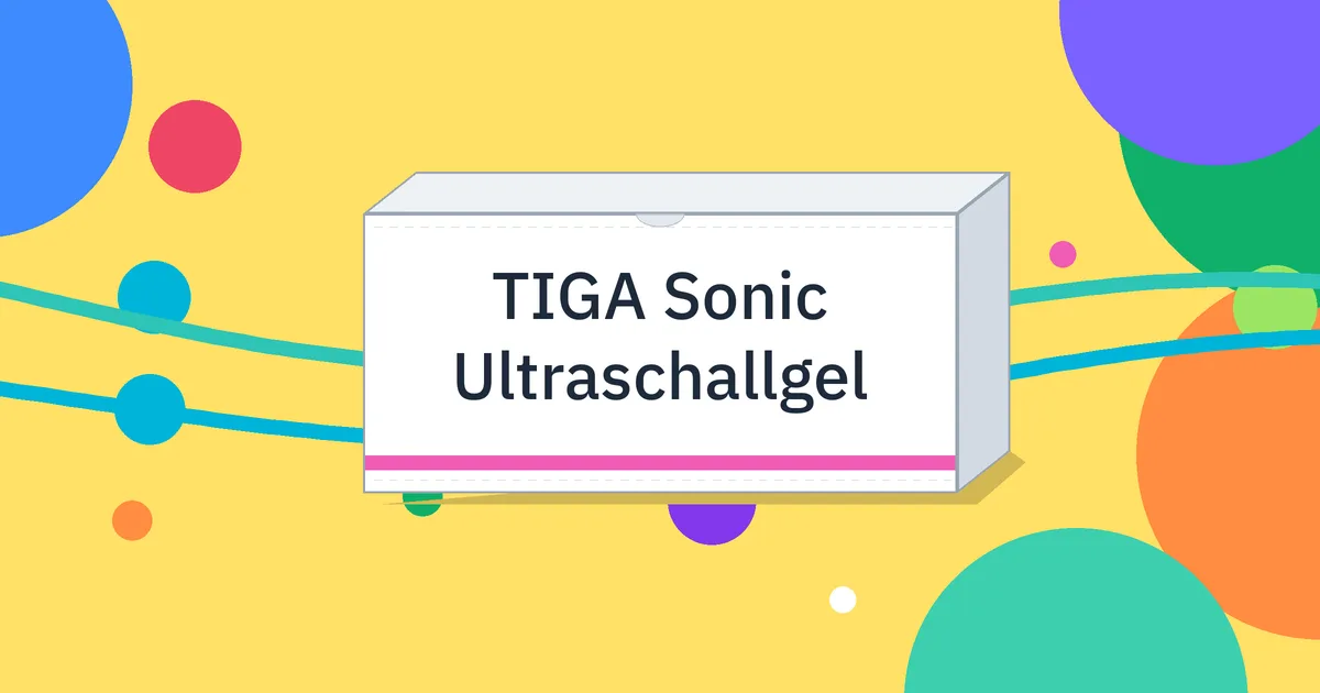 Symbolbild: Packung mit der Aufschrift TIGA Sonic Ultraschallgel (PZN 06839270) – Verfügbarkeit und Bezug in Apotheken in Frankfurt am Main