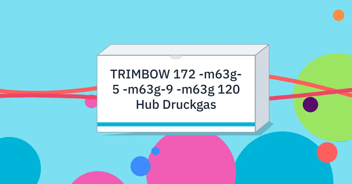 Symbolbild: Packung mit der Aufschrift TRIMBOW 172 -m63g-5 -m63g-9 -m63g 120 Hub Druckgas (PZN 16868025) – Verfügbarkeit und Bezug in Apotheken in Frankfurt am Main