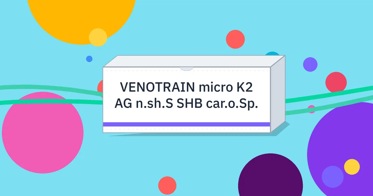 Symbolbild: Packung mit der Aufschrift VENOTRAIN micro K2 AG n.sh.S SHB car.o.Sp. (PZN 01342286) – Verfügbarkeit und Bezug in Apotheken in Frankfurt am Main