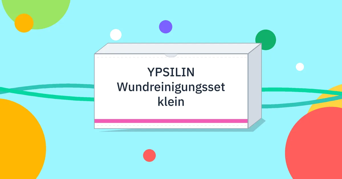 Symbolbild: Packung mit der Aufschrift YPSILIN Wundreinigungsset klein (PZN 20365040) – Verfügbarkeit und Bezug in Apotheken in Frankfurt am Main