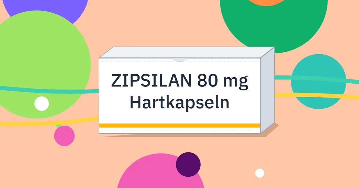 Symbolbild: Packung mit der Aufschrift ZIPSILAN 80 mg Hartkapseln (PZN 01824424) – Verfügbarkeit und Bezug in Apotheken in Frankfurt am Main