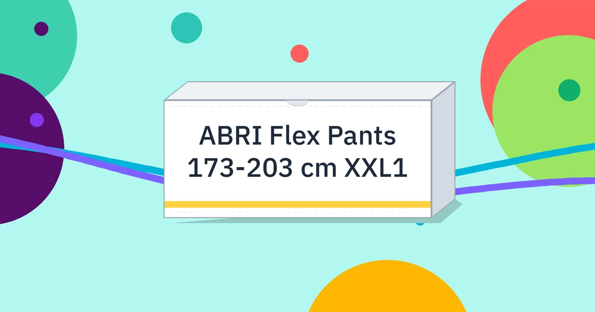 Symbolbild: Packung mit der Aufschrift ABRI Flex Pants 173-203 cm XXL1 (PZN 11323781) – Verfügbarkeit und Bezug in Apotheken in Frankfurt am Main
