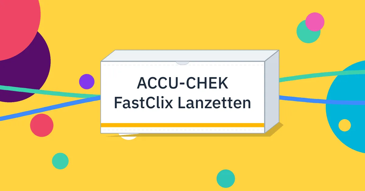 Symbolbild: Packung mit der Aufschrift ACCU-CHEK FastClix Lanzetten (PZN 16848844) – Verfügbarkeit und Bezug in Apotheken in Frankfurt am Main