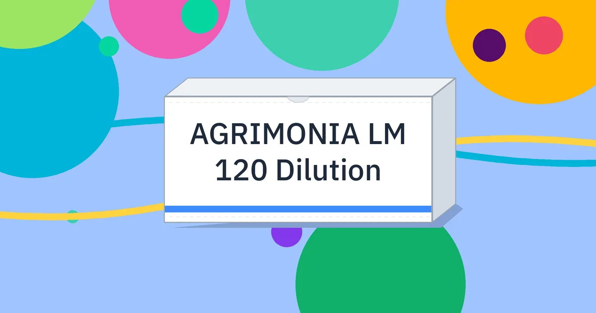 Symbolbild: Packung mit der Aufschrift AGRIMONIA LM 120 Dilution (PZN 13307214) – Verfügbarkeit und Bezug in Apotheken in Frankfurt am Main
