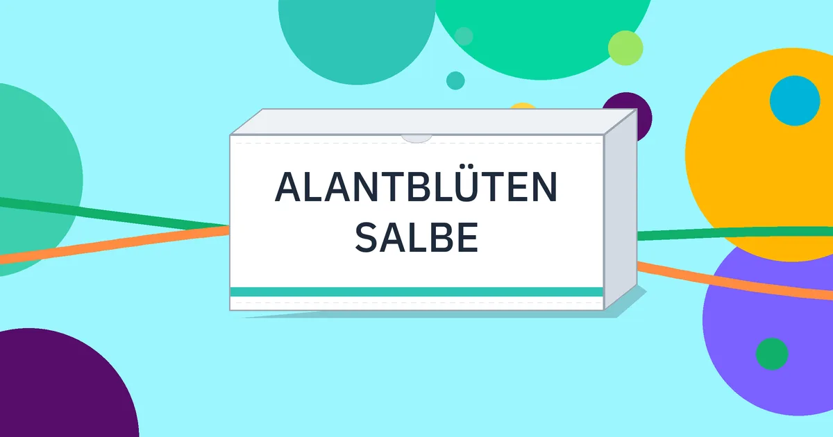 Symbolbild: Packung mit der Aufschrift ALANTBLÜTEN SALBE (PZN 17910108) – Verfügbarkeit und Bezug in Apotheken in Frankfurt am Main