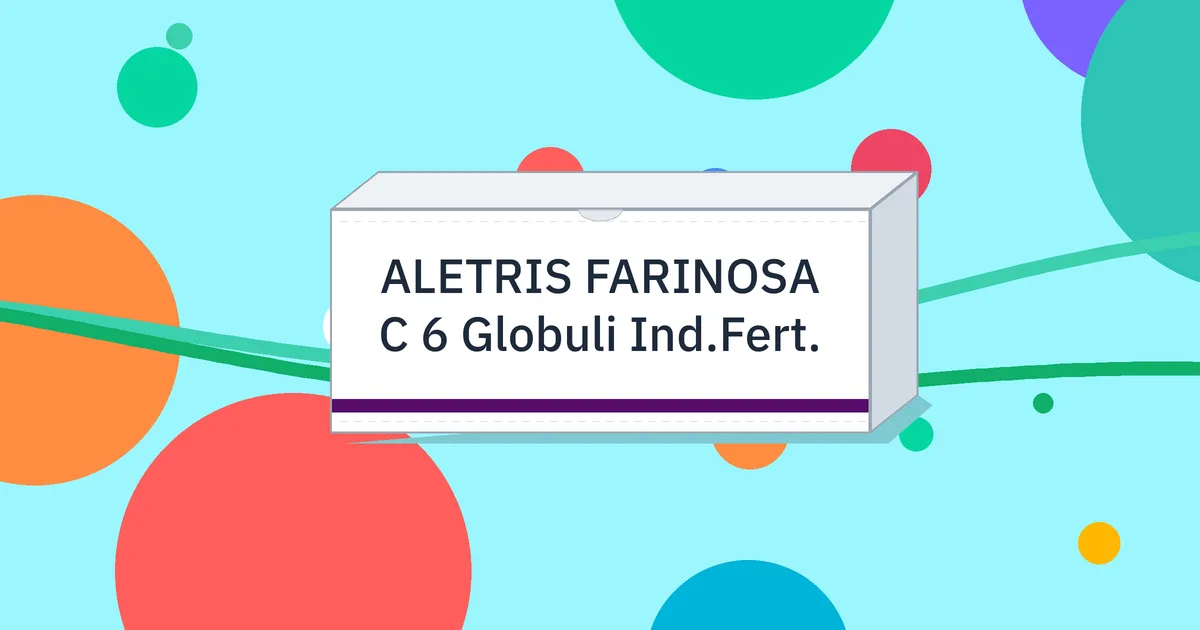 Symbolbild: Packung mit der Aufschrift ALETRIS FARINOSA C 6 Globuli Ind.Fert. (PZN 17754855) – Verfügbarkeit und Bezug in Apotheken in Frankfurt am Main