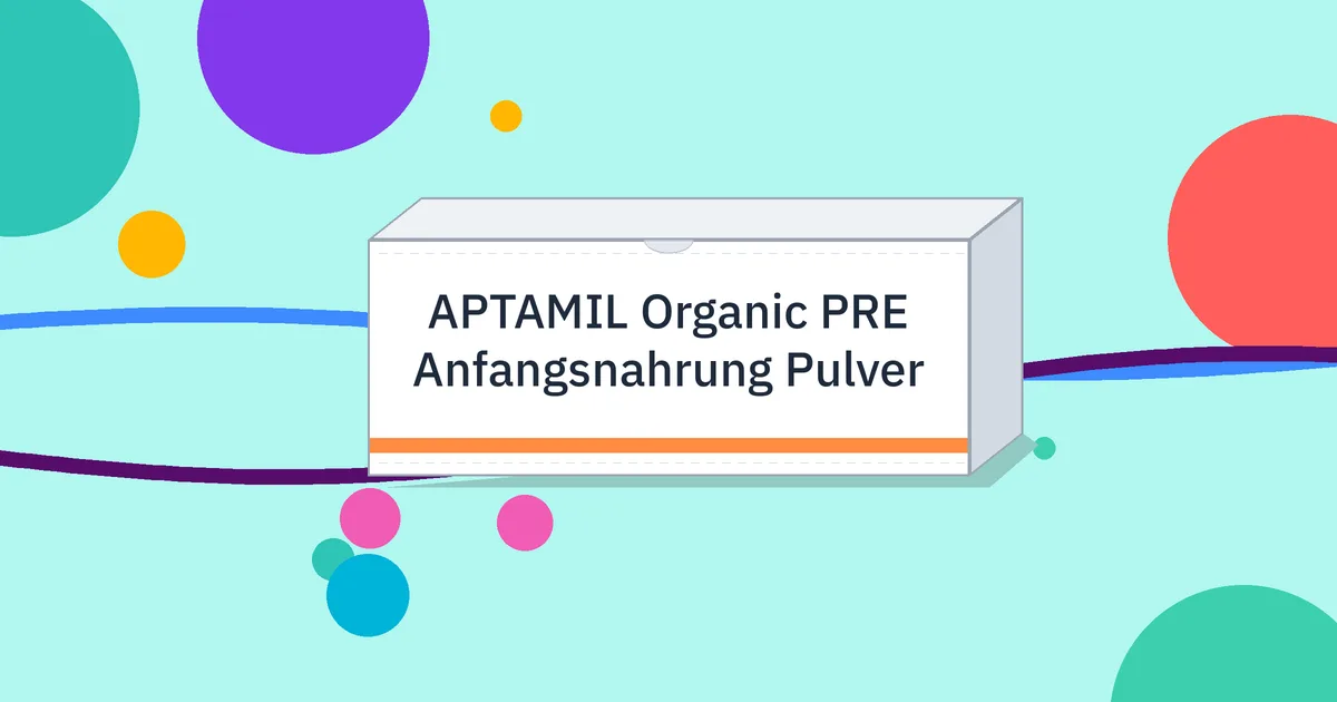 Symbolbild: Packung mit der Aufschrift APTAMIL Organic PRE Anfangsnahrung Pulver (PZN 16789679) – Verfügbarkeit und Bezug in Apotheken in Frankfurt am Main