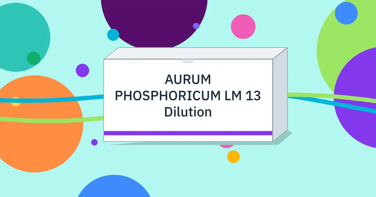 Symbolbild: Packung mit der Aufschrift AURUM PHOSPHORICUM LM 13 Dilution (PZN 13754924) – Verfügbarkeit und Bezug in Apotheken in Frankfurt am Main