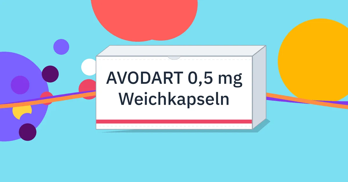Symbolbild: Packung mit der Aufschrift AVODART 0,5 mg Weichkapseln (PZN 10942217) – Verfügbarkeit und Bezug in Apotheken in Frankfurt am Main