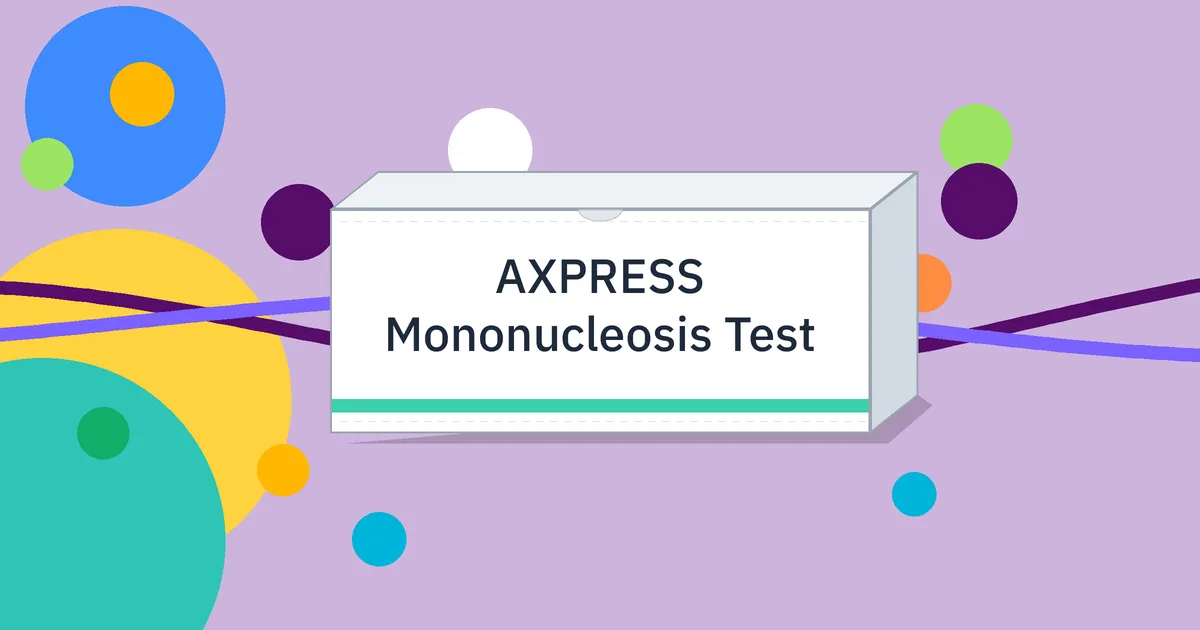 Symbolbild: Packung mit der Aufschrift AXPRESS Mononucleosis Test (PZN 11170857) – Verfügbarkeit und Bezug in Apotheken in Frankfurt am Main