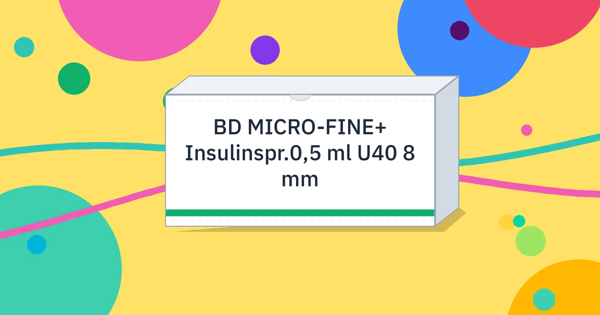 Symbolbild: Packung mit der Aufschrift BD MICRO-FINE+ Insulinspr.0,5 ml U40 8 mm (PZN 07468060) – Verfügbarkeit und Bezug in Apotheken in Frankfurt am Main