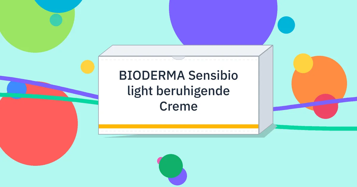 Symbolbild: Packung mit der Aufschrift BIODERMA Sensibio light beruhigende Creme (PZN 09226823) – Verfügbarkeit und Bezug in Apotheken in Frankfurt am Main