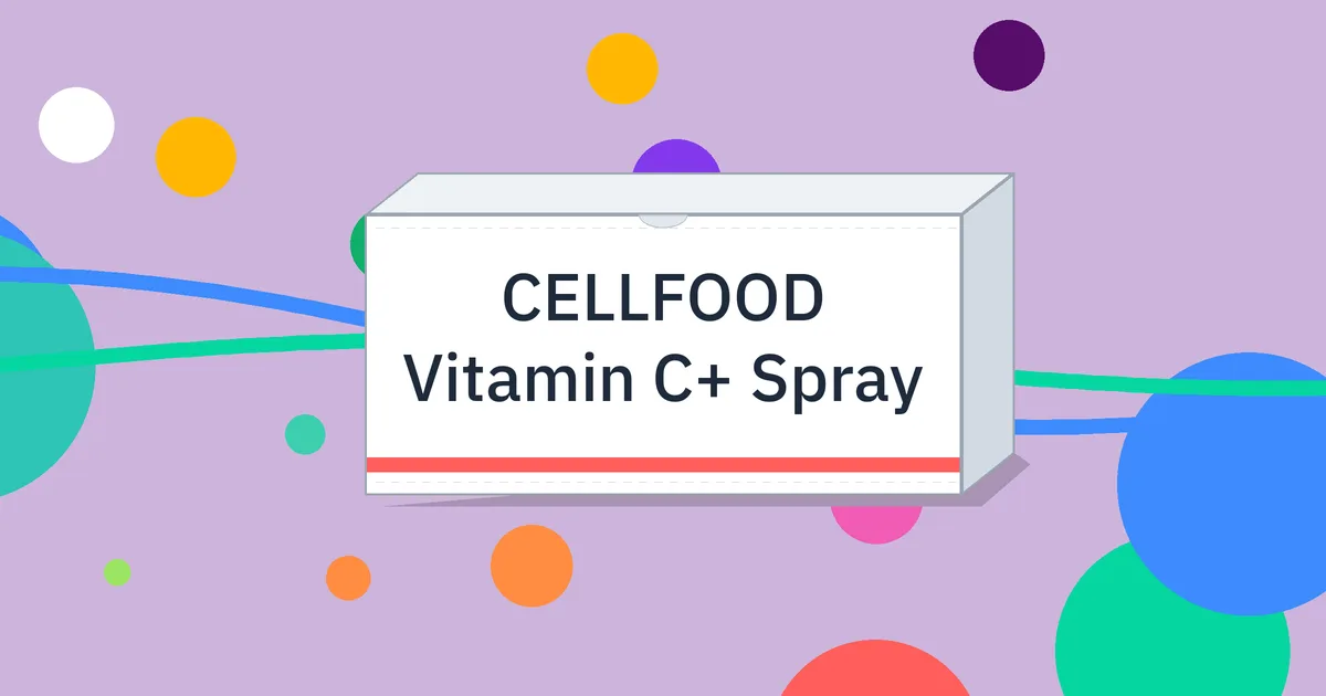 Symbolbild: Packung mit der Aufschrift CELLFOOD Vitamin C+ Spray (PZN 09513497) – Verfügbarkeit und Bezug in Apotheken in Frankfurt am Main