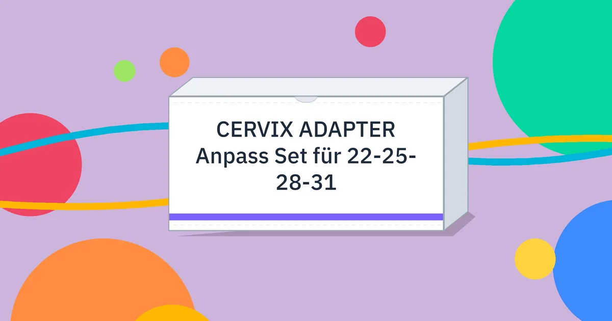 Symbolbild: Packung mit der Aufschrift CERVIX ADAPTER Anpass Set für 22-25-28-31 (PZN 16147886) – Verfügbarkeit und Bezug in Apotheken in Frankfurt am Main