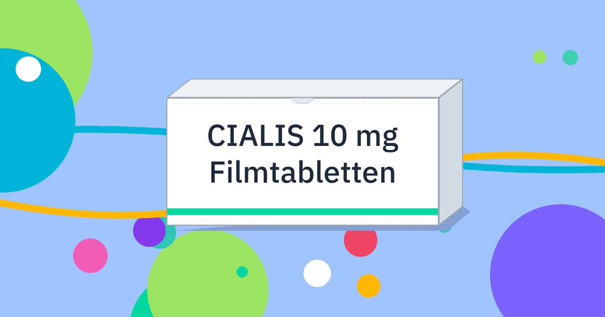 Symbolbild: Packung mit der Aufschrift CIALIS 10 mg Filmtabletten (PZN 17637144) – Verfügbarkeit und Bezug in Apotheken in Frankfurt am Main