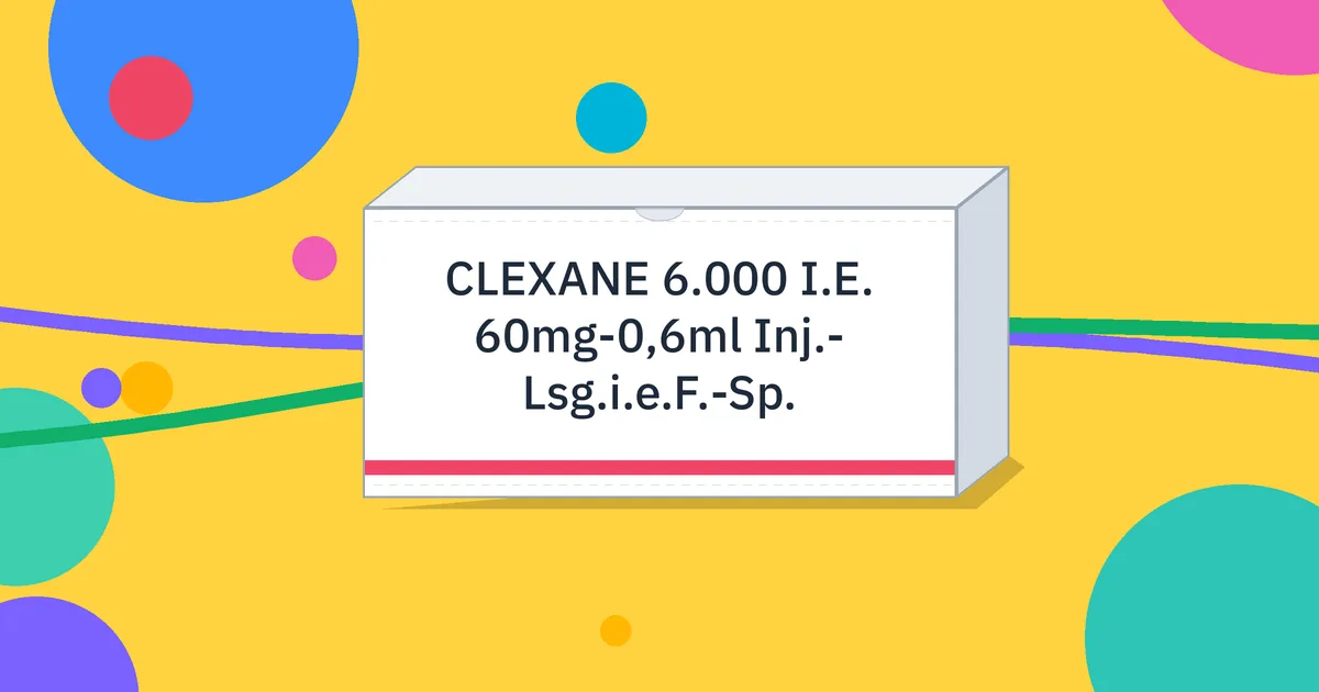Symbolbild: Packung mit der Aufschrift CLEXANE 6.000 I.E. 60mg-0,6ml Inj.-Lsg.i.e.F.-Sp. (PZN 13827497) – Verfügbarkeit und Bezug in Apotheken in Frankfurt am Main