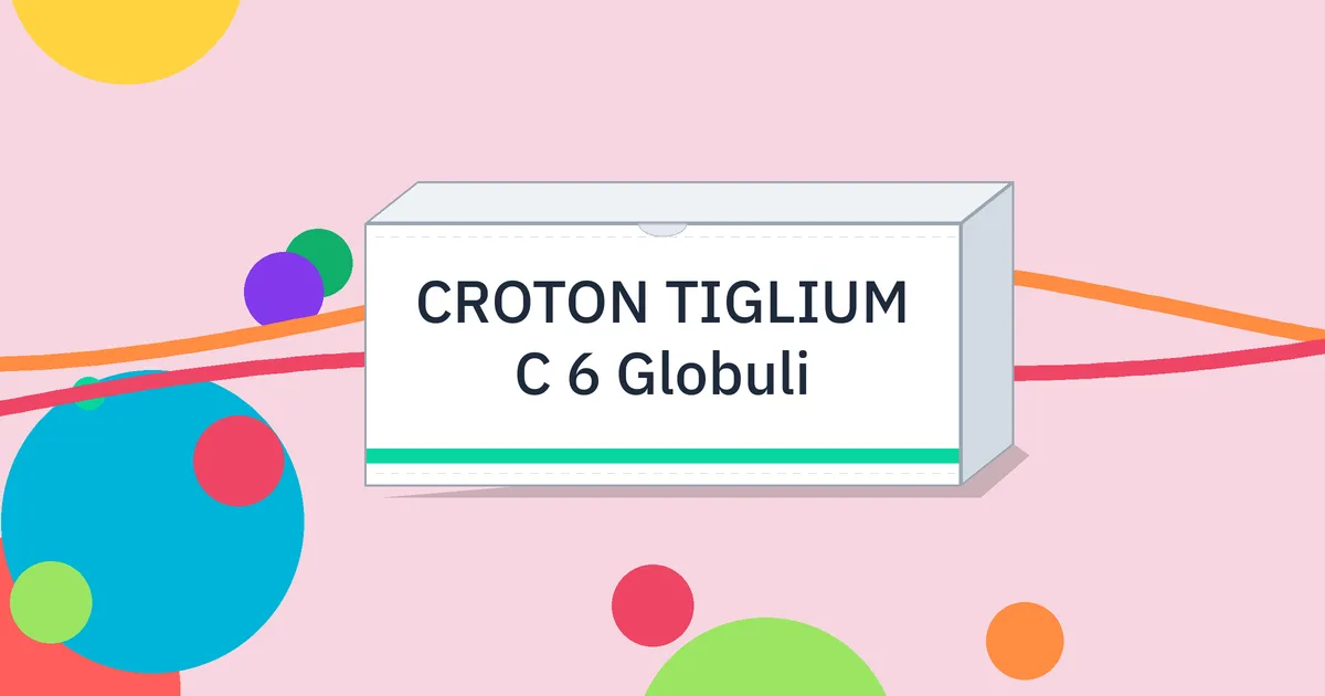 Symbolbild: Packung mit der Aufschrift CROTON TIGLIUM C 6 Globuli (PZN 19714765) – Verfügbarkeit und Bezug in Apotheken in Frankfurt am Main