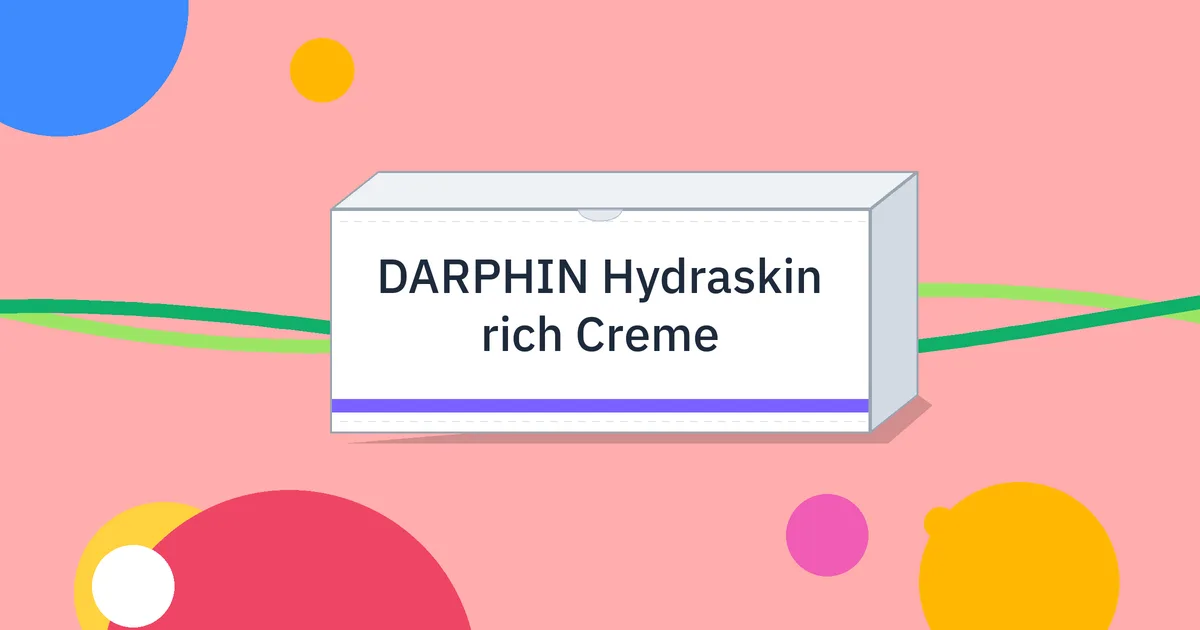 Symbolbild: Packung mit der Aufschrift DARPHIN Hydraskin rich Creme (PZN 17390643) – Verfügbarkeit und Bezug in Apotheken in Frankfurt am Main