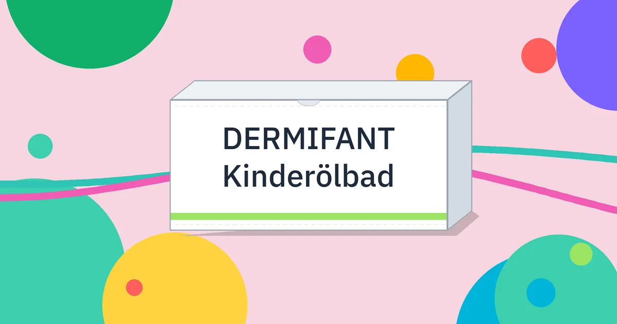 Symbolbild: Packung mit der Aufschrift DERMIFANT Kinderölbad (PZN 00677760) – Verfügbarkeit und Bezug in Apotheken in Frankfurt am Main