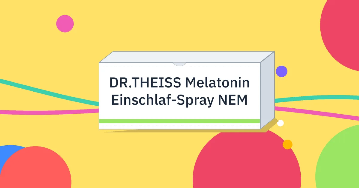Symbolbild: Packung mit der Aufschrift DR.THEISS Melatonin Einschlaf-Spray NEM (PZN 16764550) – Verfügbarkeit und Bezug in Apotheken in Frankfurt am Main