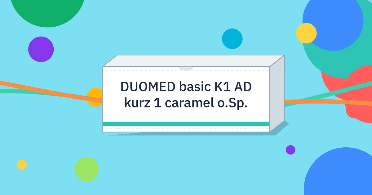 Symbolbild: Packung mit der Aufschrift DUOMED basic K1 AD kurz 1 caramel o.Sp. (PZN 20903856) – Verfügbarkeit und Bezug in Apotheken in Frankfurt am Main