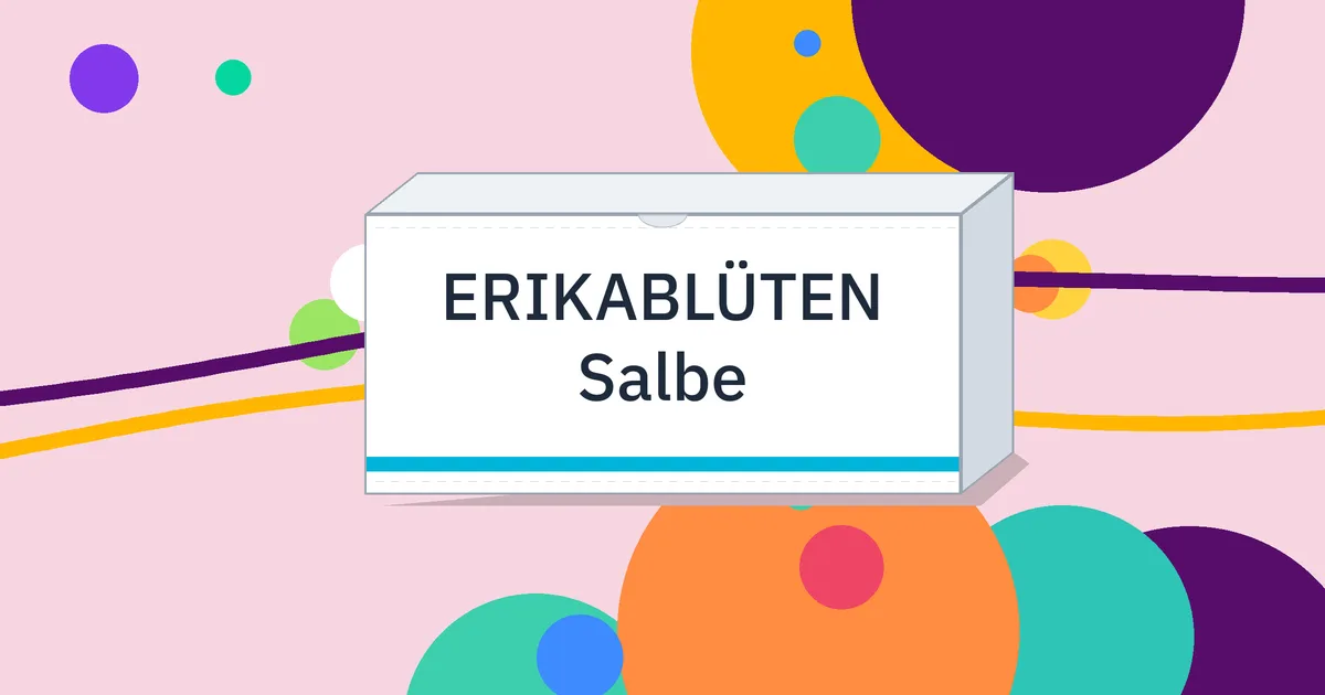 Symbolbild: Packung mit der Aufschrift ERIKABLÜTEN Salbe (PZN 17555127) – Verfügbarkeit und Bezug in Apotheken in Frankfurt am Main
