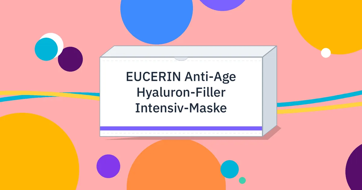 Symbolbild: Packung mit der Aufschrift EUCERIN Anti-Age Hyaluron-Filler Intensiv-Maske (PZN 15562560) – Verfügbarkeit und Bezug in Apotheken in Frankfurt am Main