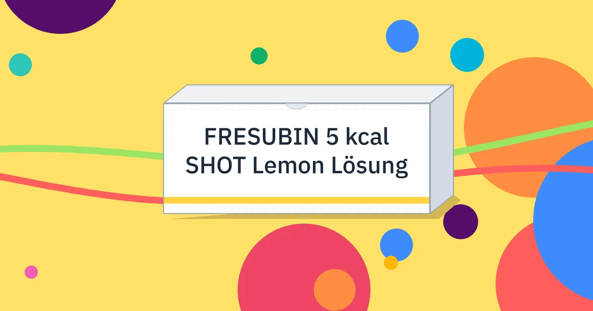 Symbolbild: Packung mit der Aufschrift FRESUBIN 5 kcal SHOT Lemon Lösung (PZN 03404399) – Verfügbarkeit und Bezug in Apotheken in Frankfurt am Main