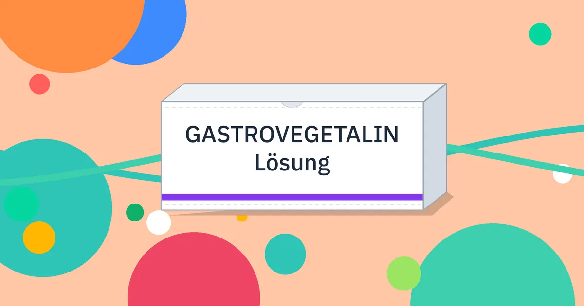 Symbolbild: Packung mit der Aufschrift GASTROVEGETALIN Lösung (PZN 01253128) – Verfügbarkeit und Bezug in Apotheken in Frankfurt am Main