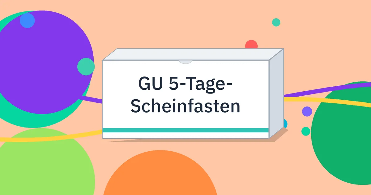 Symbolbild: Packung mit der Aufschrift GU 5-Tage-Scheinfasten (PZN 17823792) – Verfügbarkeit und Bezug in Apotheken in Frankfurt am Main