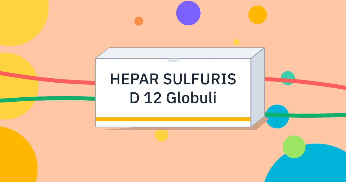 Symbolbild: Packung mit der Aufschrift HEPAR SULFURIS D 12 Globuli (PZN 20409369) – Verfügbarkeit und Bezug in Apotheken in Frankfurt am Main