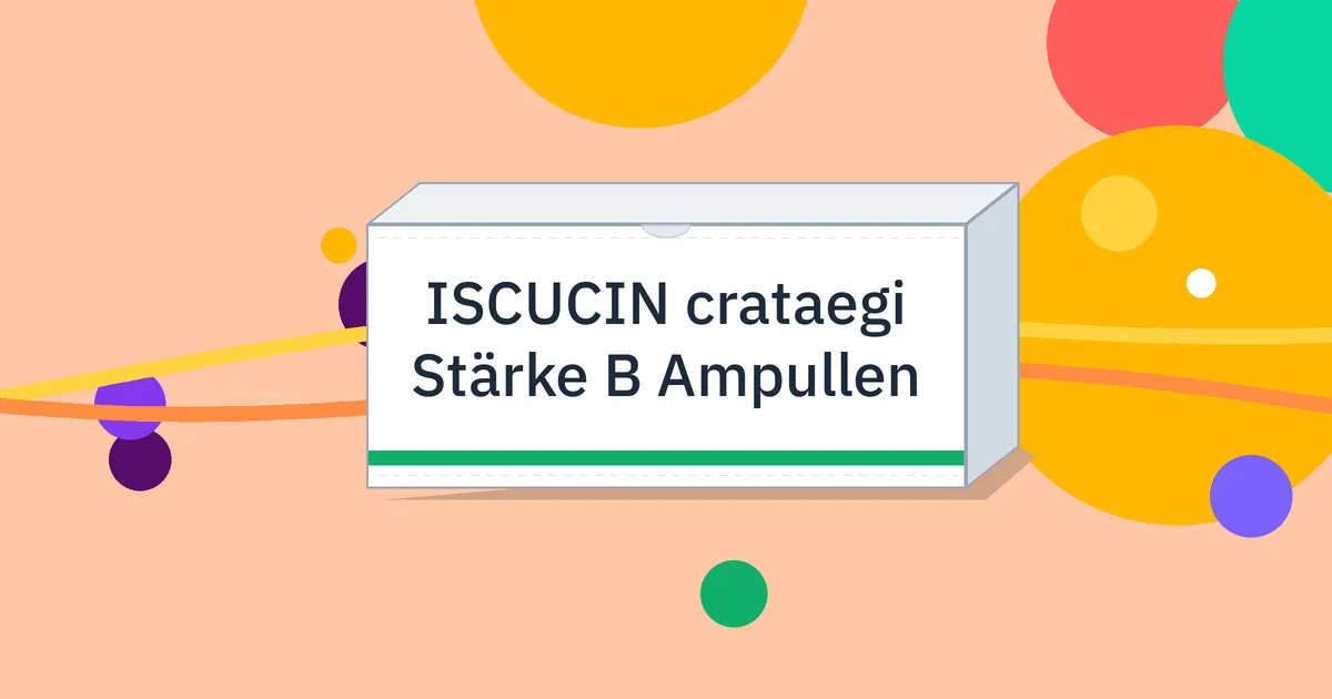 Symbolbild: Packung mit der Aufschrift ISCUCIN crataegi Stärke B Ampullen (PZN 03083280) – Verfügbarkeit und Bezug in Apotheken in Frankfurt am Main