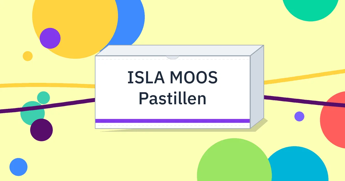 Symbolbild: Packung mit der Aufschrift ISLA MOOS Pastillen (PZN 03227081) – Verfügbarkeit und Bezug in Apotheken in Frankfurt am Main