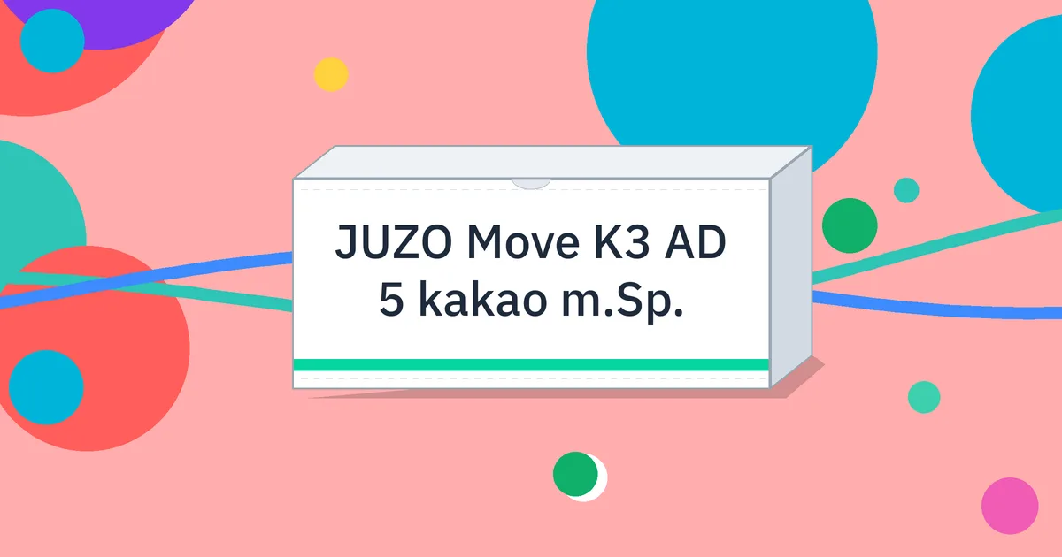 Symbolbild: Packung mit der Aufschrift JUZO Move K3 AD 5 kakao m.Sp. (PZN 18570643) – Verfügbarkeit und Bezug in Apotheken in Frankfurt am Main