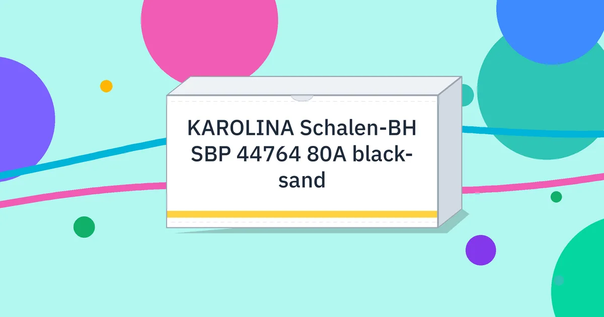 Symbolbild: Packung mit der Aufschrift KAROLINA Schalen-BH SBP 44764 80A black-sand (PZN 18711575) – Verfügbarkeit und Bezug in Apotheken in Frankfurt am Main
