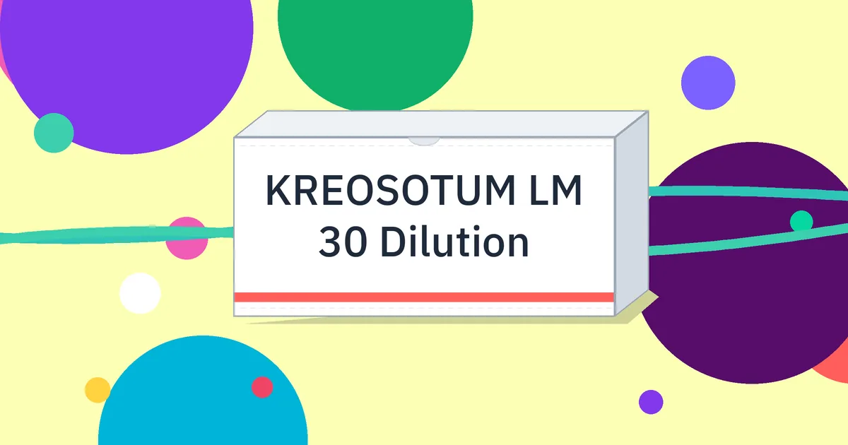 Symbolbild: Packung mit der Aufschrift KREOSOTUM LM 30 Dilution (PZN 03504907) – Verfügbarkeit und Bezug in Apotheken in Frankfurt am Main