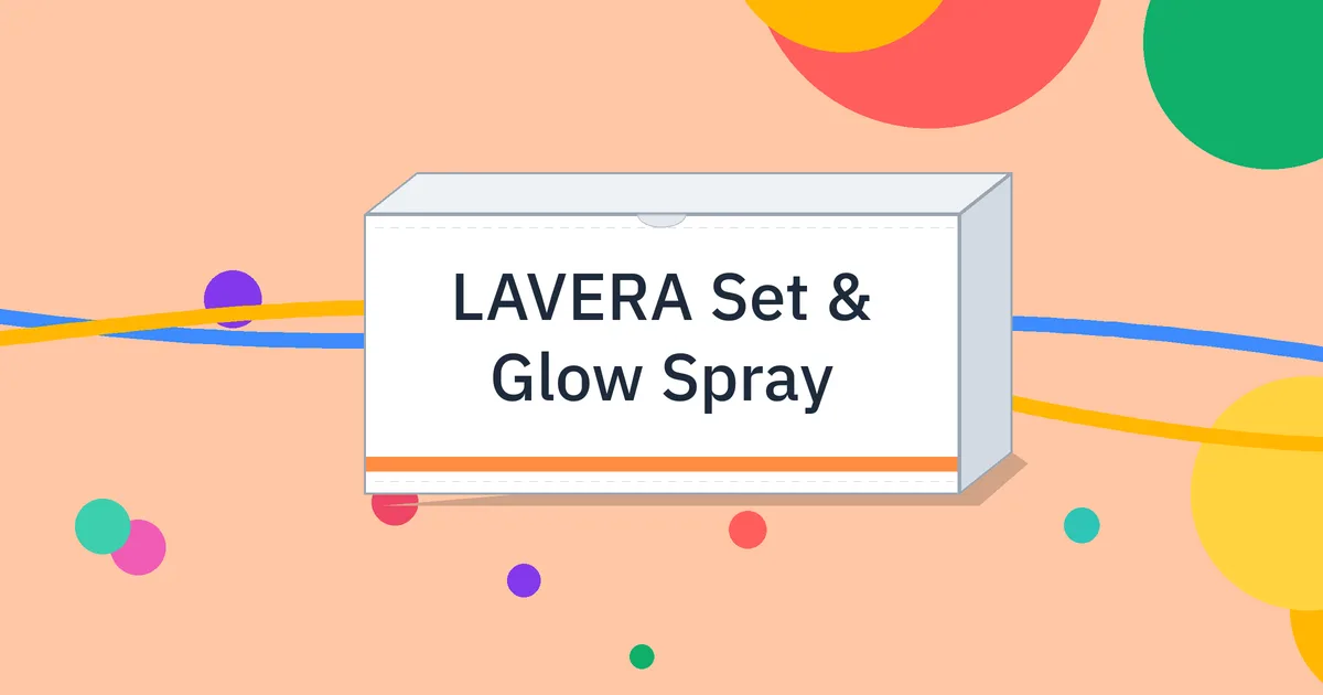 Symbolbild: Packung mit der Aufschrift LAVERA Set & Glow Spray (PZN 18722573) – Verfügbarkeit und Bezug in Apotheken in Frankfurt am Main