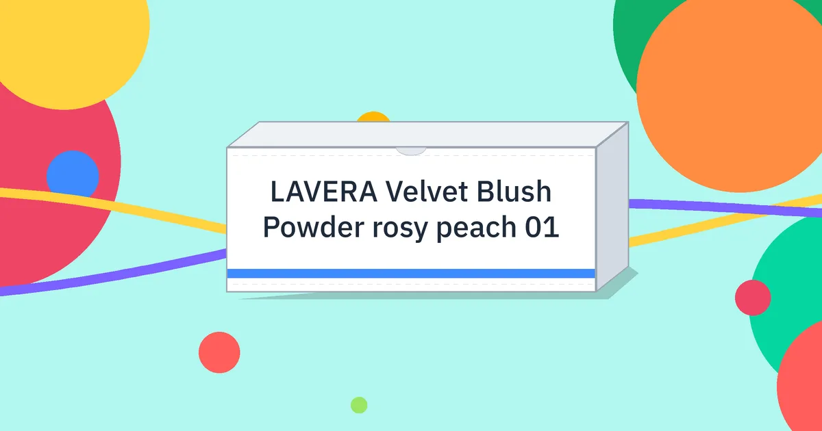 Symbolbild: Packung mit der Aufschrift LAVERA Velvet Blush Powder rosy peach 01 (PZN 17828223) – Verfügbarkeit und Bezug in Apotheken in Frankfurt am Main