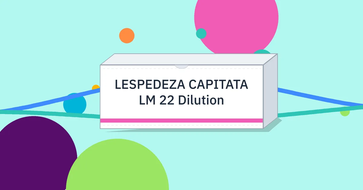 Symbolbild: Packung mit der Aufschrift LESPEDEZA CAPITATA LM 22 Dilution (PZN 13527424) – Verfügbarkeit und Bezug in Apotheken in Frankfurt am Main