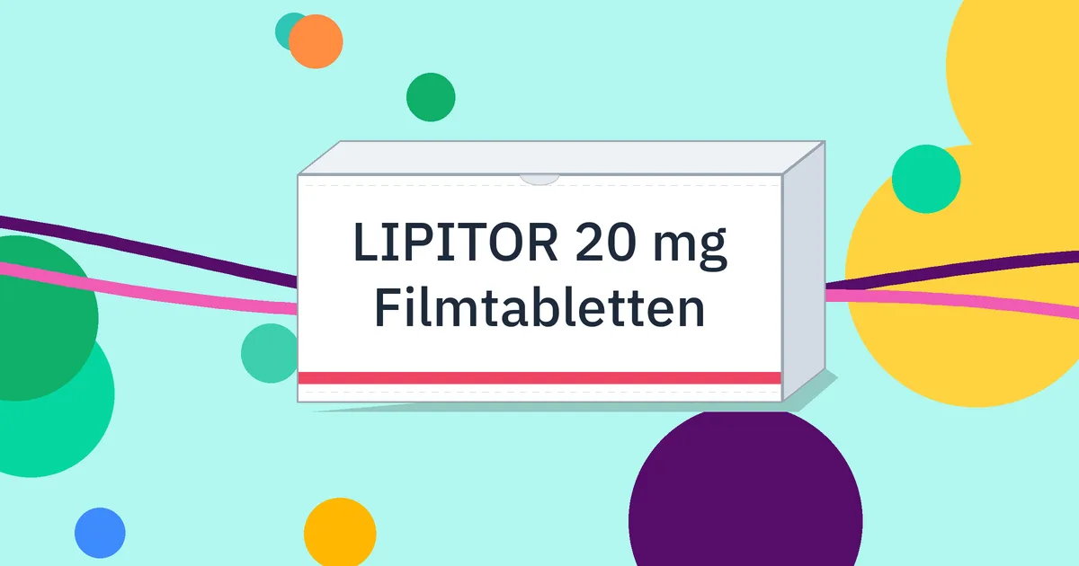 Symbolbild: Packung mit der Aufschrift LIPITOR 20 mg Filmtabletten (PZN 07639372) – Verfügbarkeit und Bezug in Apotheken in Frankfurt am Main