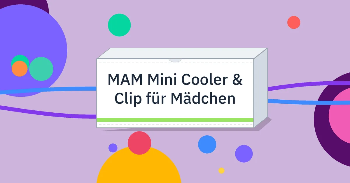 Symbolbild: Packung mit der Aufschrift MAM Mini Cooler & Clip für Mädchen (PZN 12671202) – Verfügbarkeit und Bezug in Apotheken in Frankfurt am Main