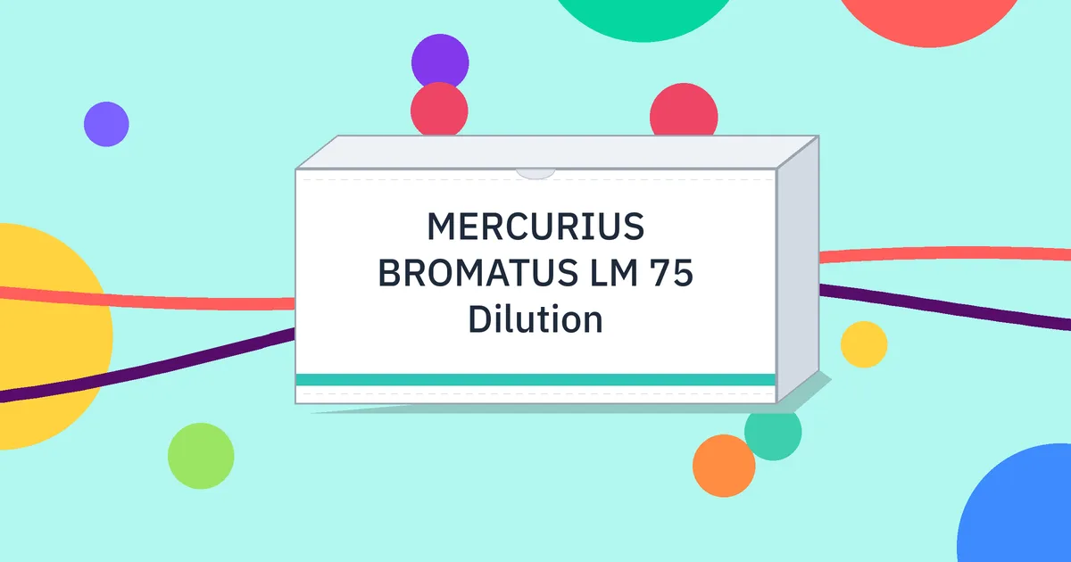Symbolbild: Packung mit der Aufschrift MERCURIUS BROMATUS LM 75 Dilution (PZN 12949301) – Verfügbarkeit und Bezug in Apotheken in Frankfurt am Main