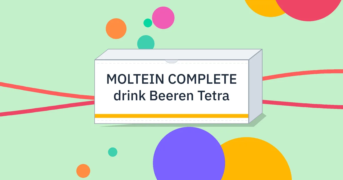 Symbolbild: Packung mit der Aufschrift MOLTEIN COMPLETE drink Beeren Tetra (PZN 19440233) – Verfügbarkeit und Bezug in Apotheken in Frankfurt am Main