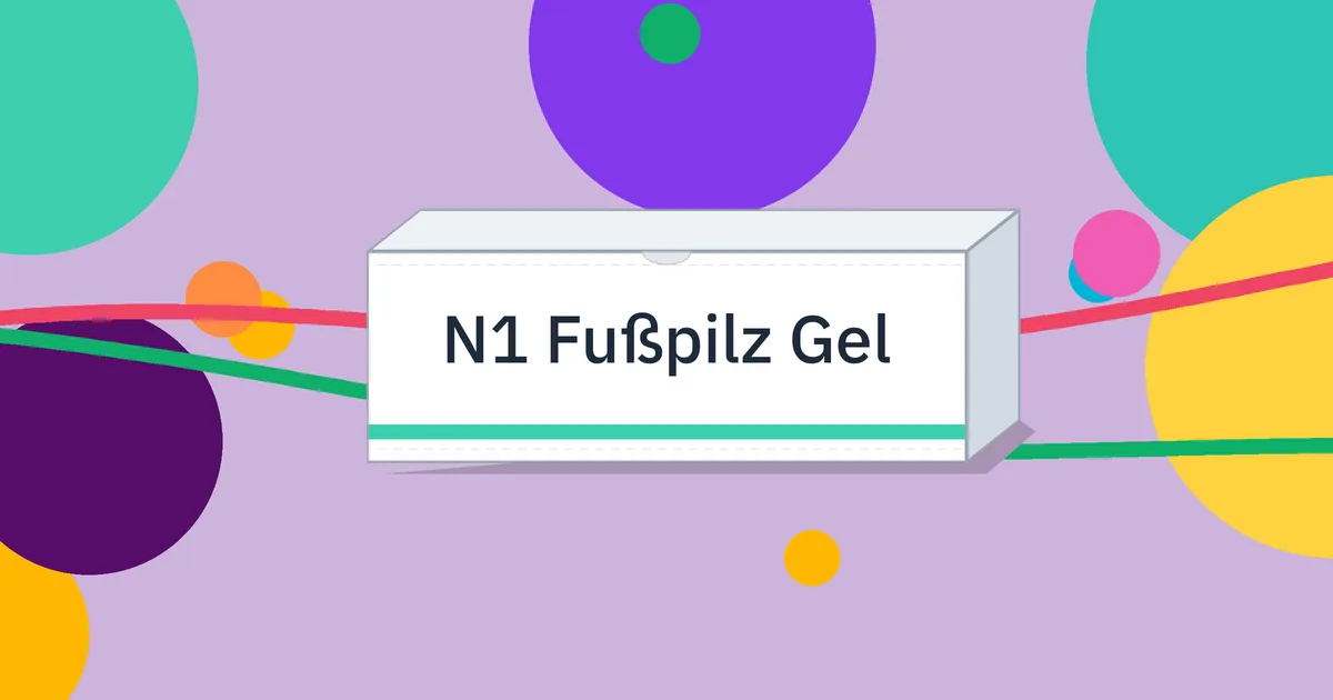 Symbolbild: Packung mit der Aufschrift N1 Fußpilz Gel (PZN 17983001) – Verfügbarkeit und Bezug in Apotheken in Frankfurt am Main