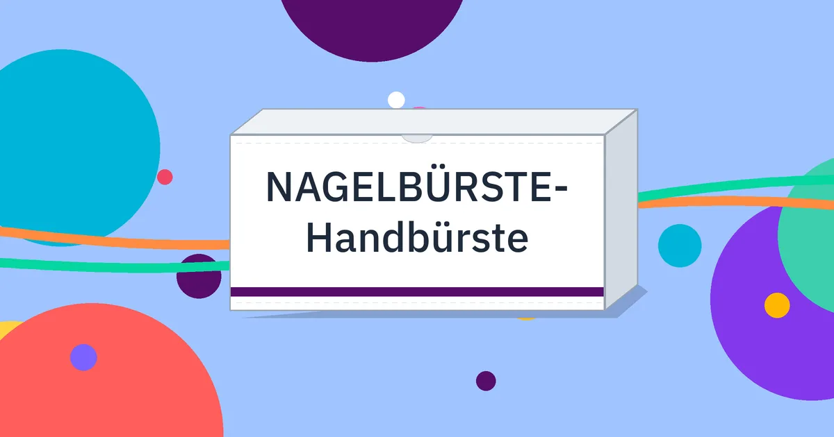 Symbolbild: Packung mit der Aufschrift NAGELBÜRSTE-Handbürste (PZN 08463863) – Verfügbarkeit und Bezug in Apotheken in Frankfurt am Main